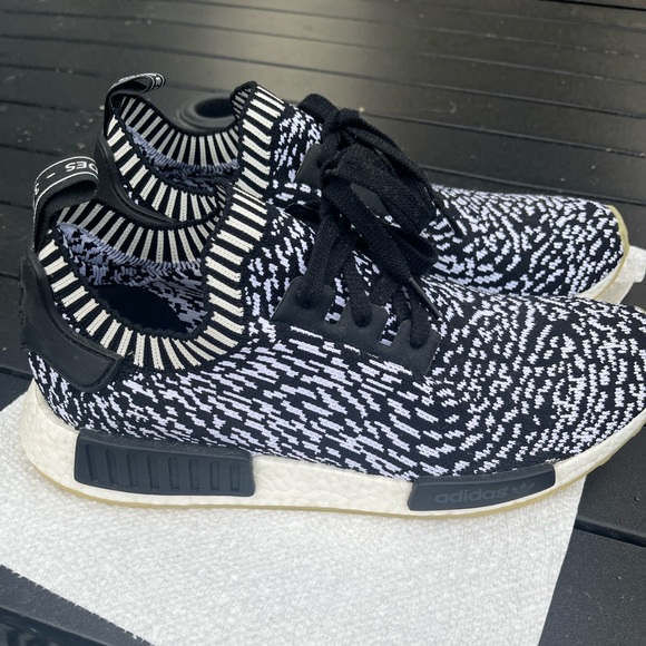 adidas | Shoes | Adidas Nmd Prime Knit Sashiko Pattern Black And White ...